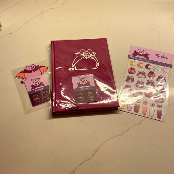 Pusheen | Office | New Pusheen Stationary Set Journal Bookmark And ...